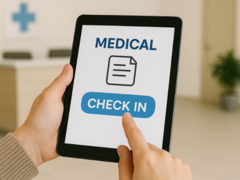 Check-in digital para pacientes: mais agilidade e segurança